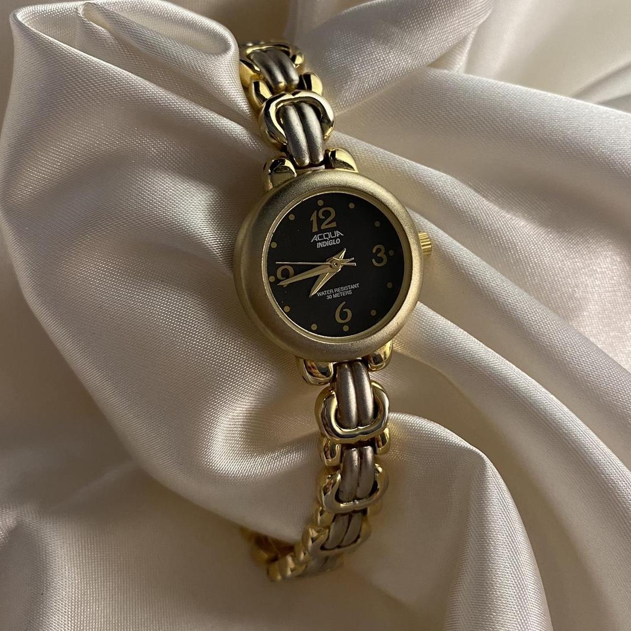 Beautiful Elegant Gold/Silver Tone Dainty Watch... - Depop