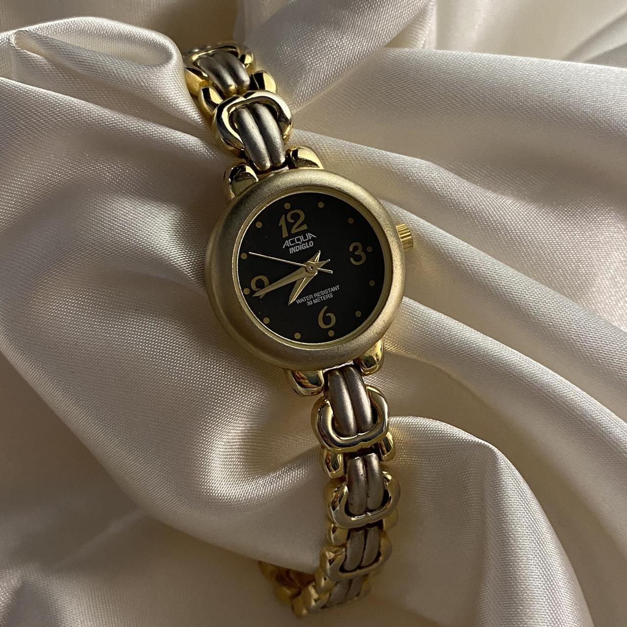 Beautiful Elegant Gold/Silver Tone Dainty Watch... - Depop