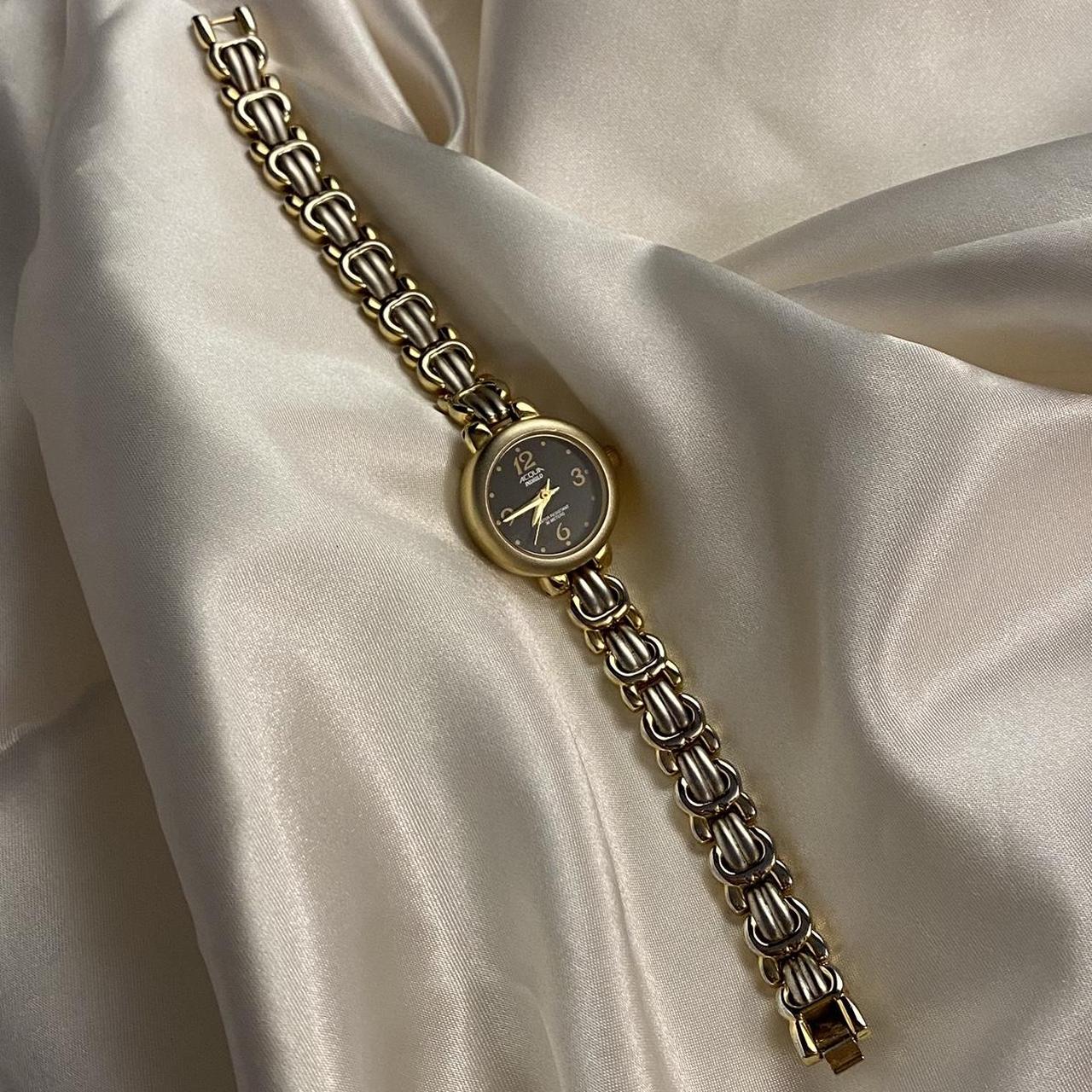 Beautiful Elegant Gold/Silver Tone Dainty Watch... - Depop