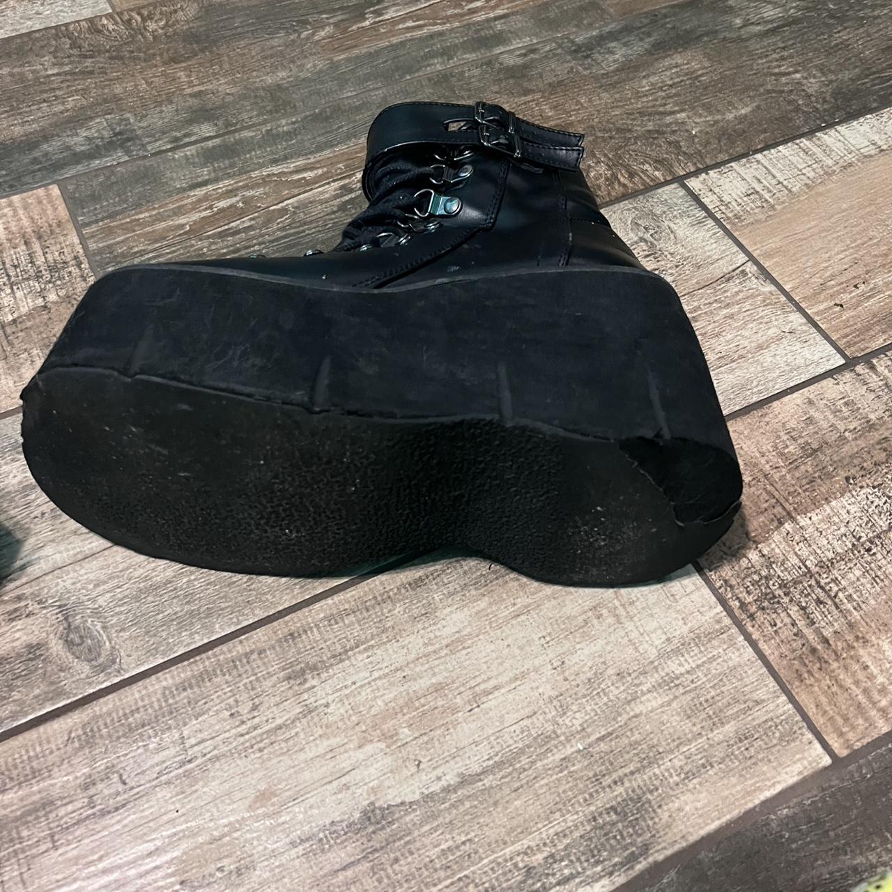 demonia kera-21 mini boots 6 inch platforms really... - Depop
