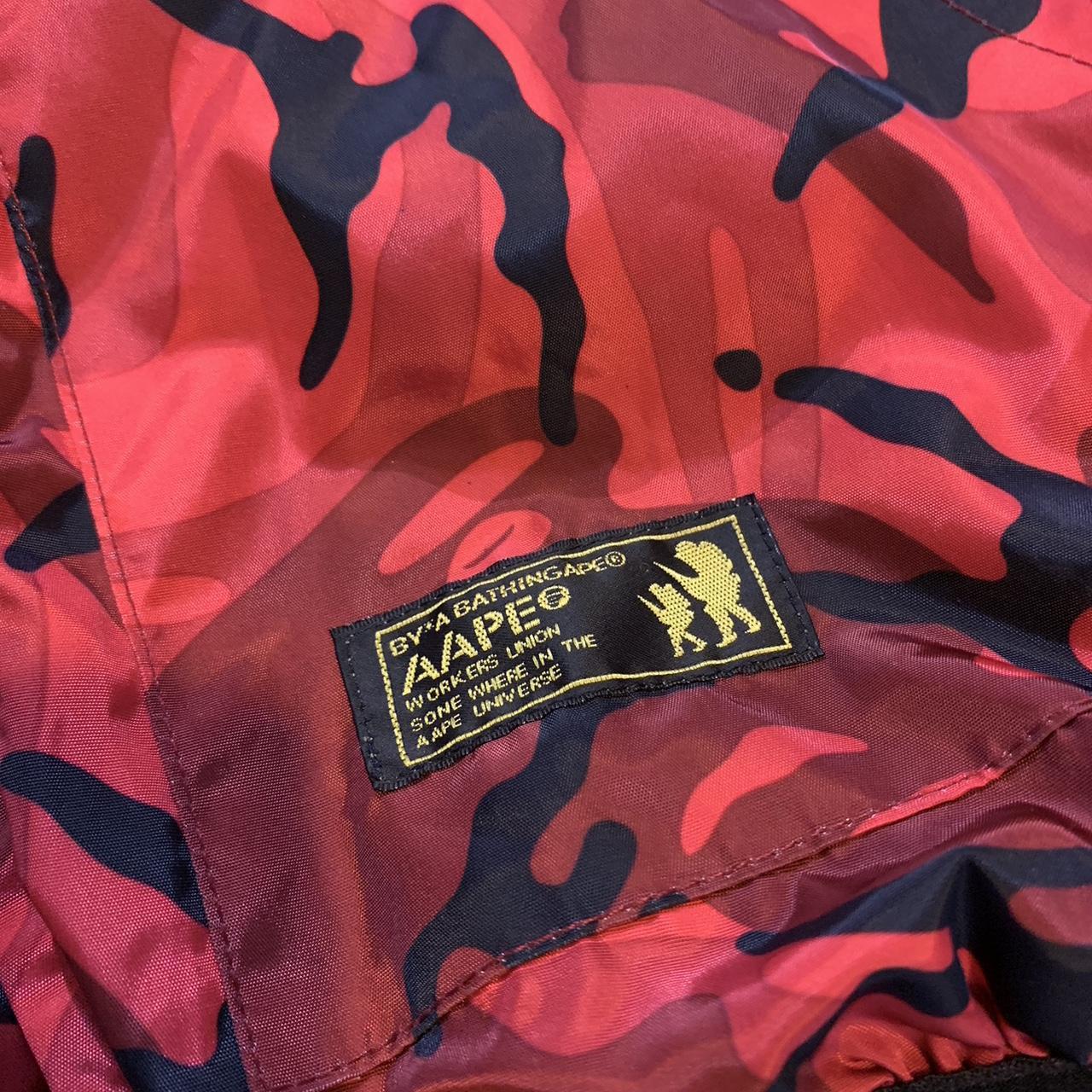 AAPE camo reversible puffer jacket, fits like Size... - Depop
