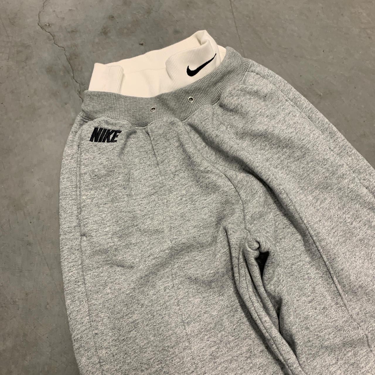 Modern Nike two-layered baggy sweats, Size XS. 20”... - Depop