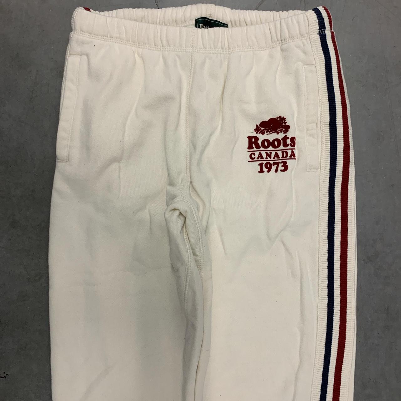 Modern Striped Sweats, Roots Canada Sweatpants,... | Depop