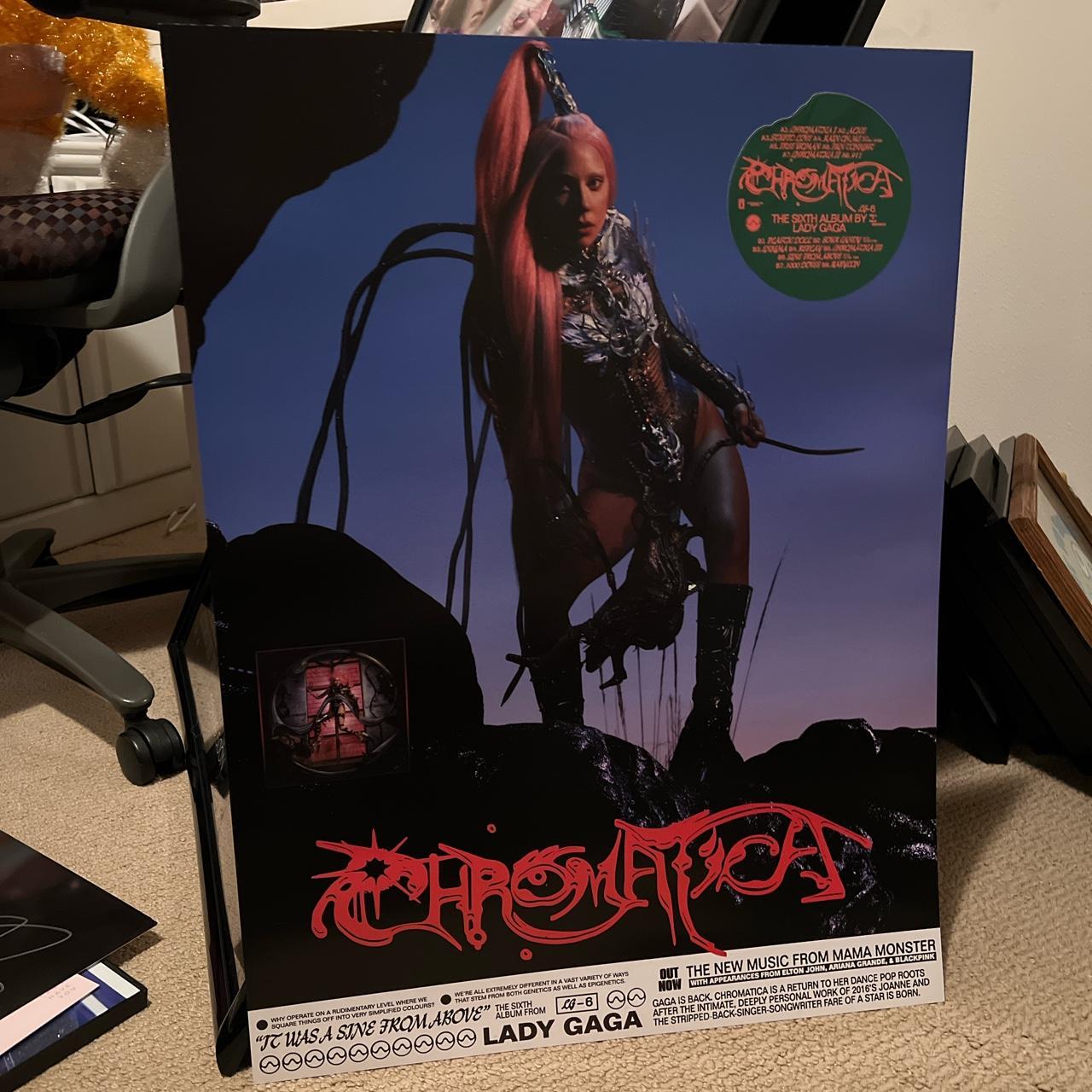 Chromatica poster, bought on her website and it has... - Depop
