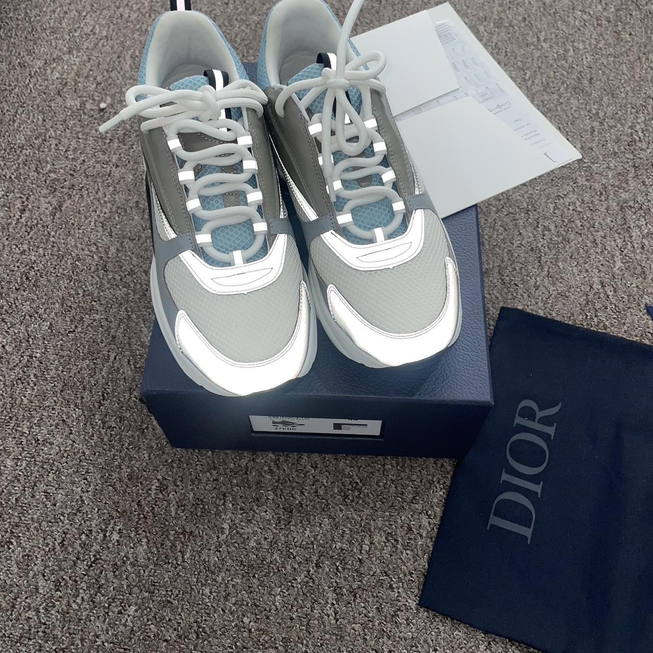 Dior b22 blue/white Amazing condition Brand new... - Depop