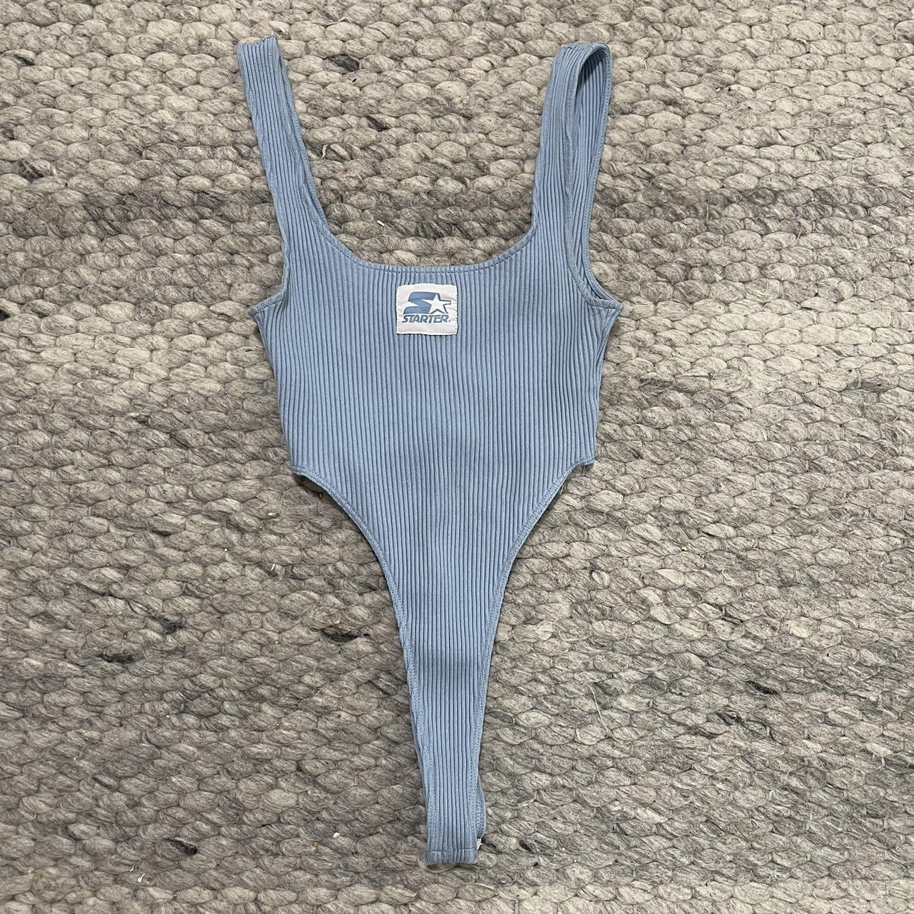 Starter Women's Blue Bodysuit | Depop