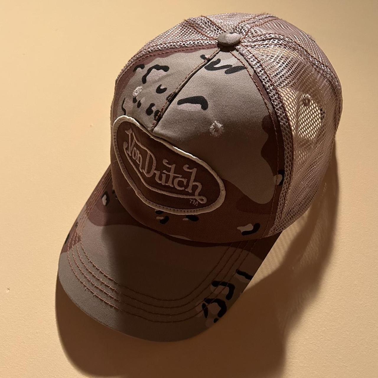 Dessert Camo Von Dutch Hat - Depop