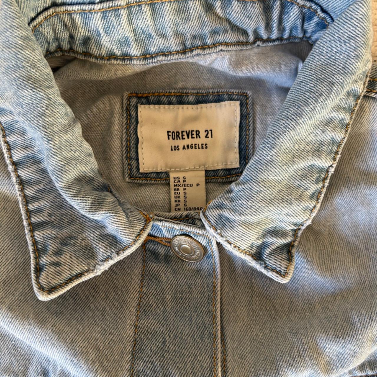 Small Forever 21 Denim Jacket - Depop