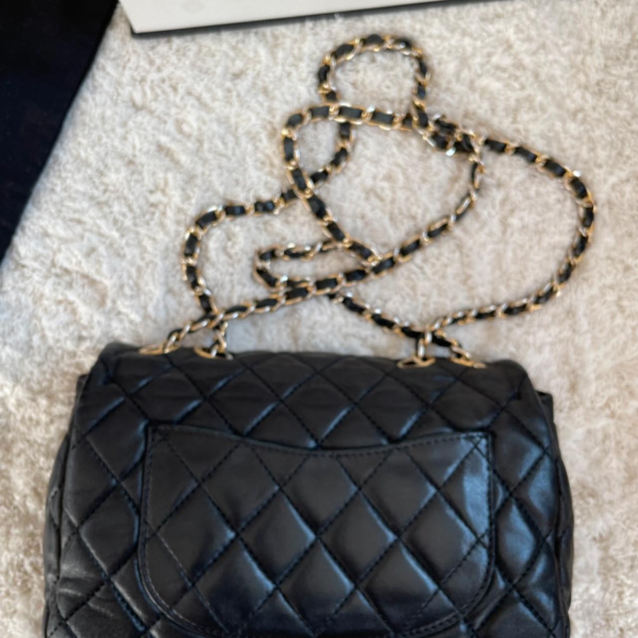 Black Chanel Bag Chanel bag year 2019 perfect size... - Depop