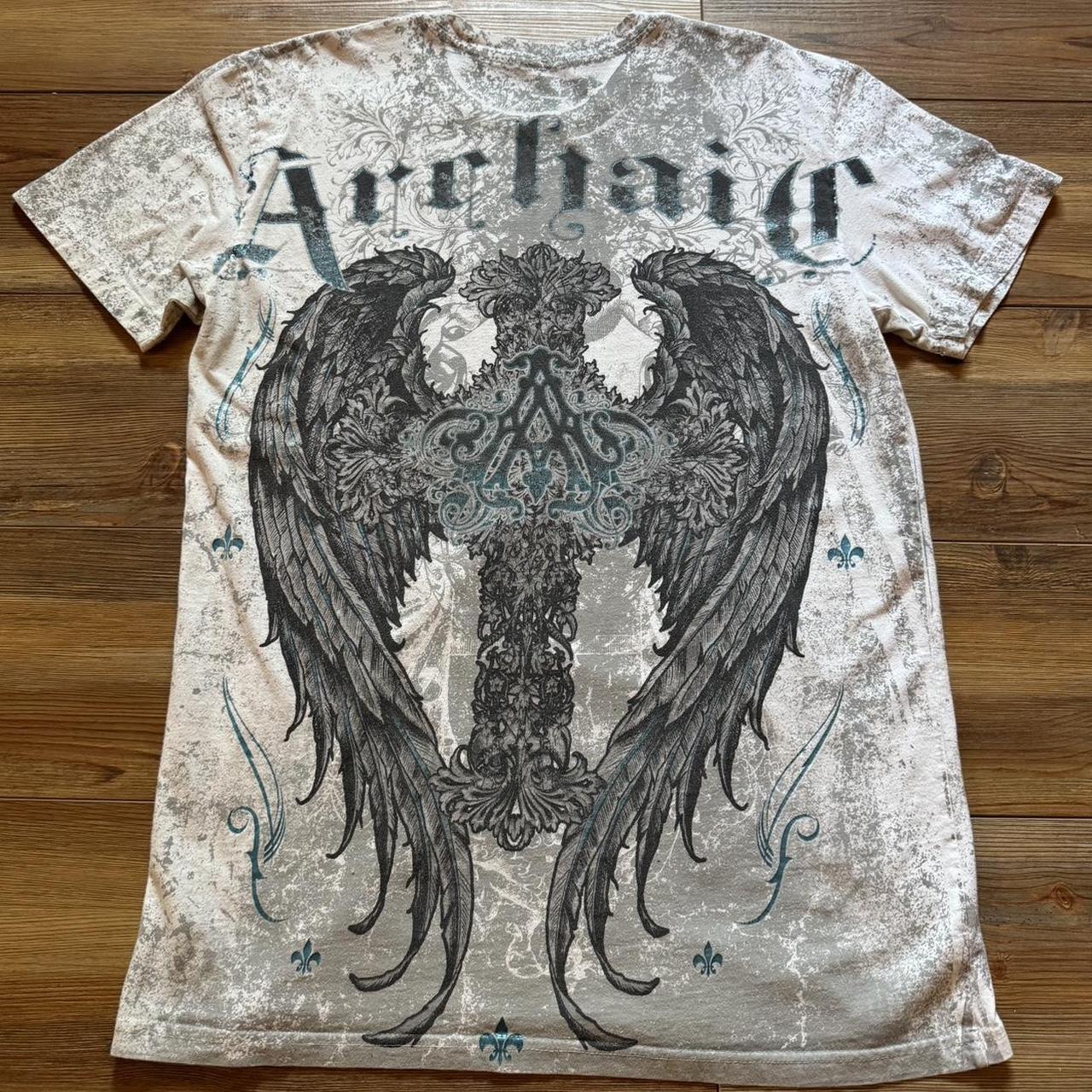 Y2K Archaic Affliction T Shirt size men’s... - Depop