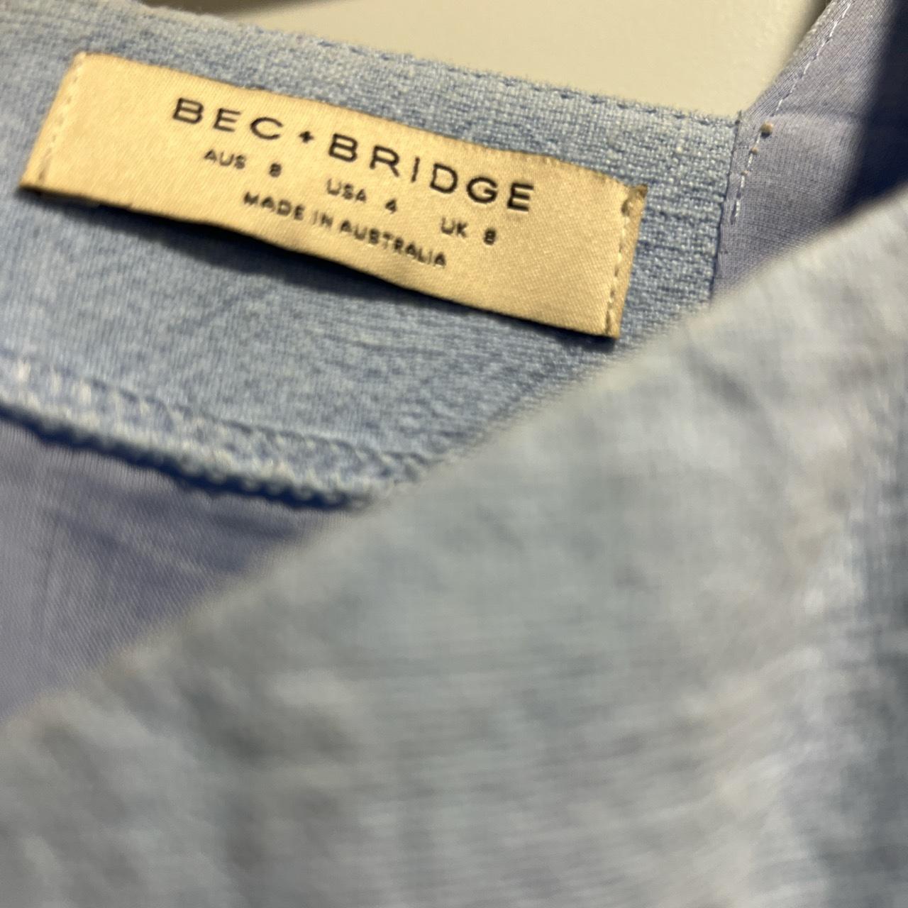 Bec and Bridge Anika Mini powder blue size 8. Worn... - Depop