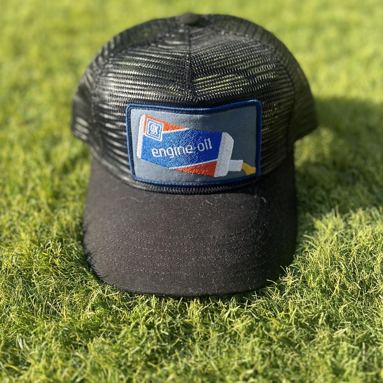 GX1000 ‘Engine Oil’ black mesh hat Worn once,... - Depop