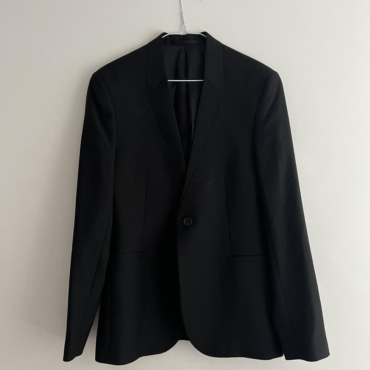 COS Black Collarless Blazer Eur 46, UK 36R Never... - Depop