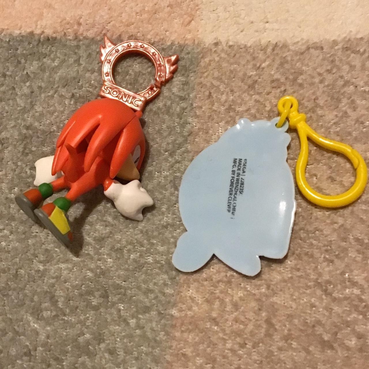 Sonic and Knuckles bundle! Both keychains - 5cm... - Depop