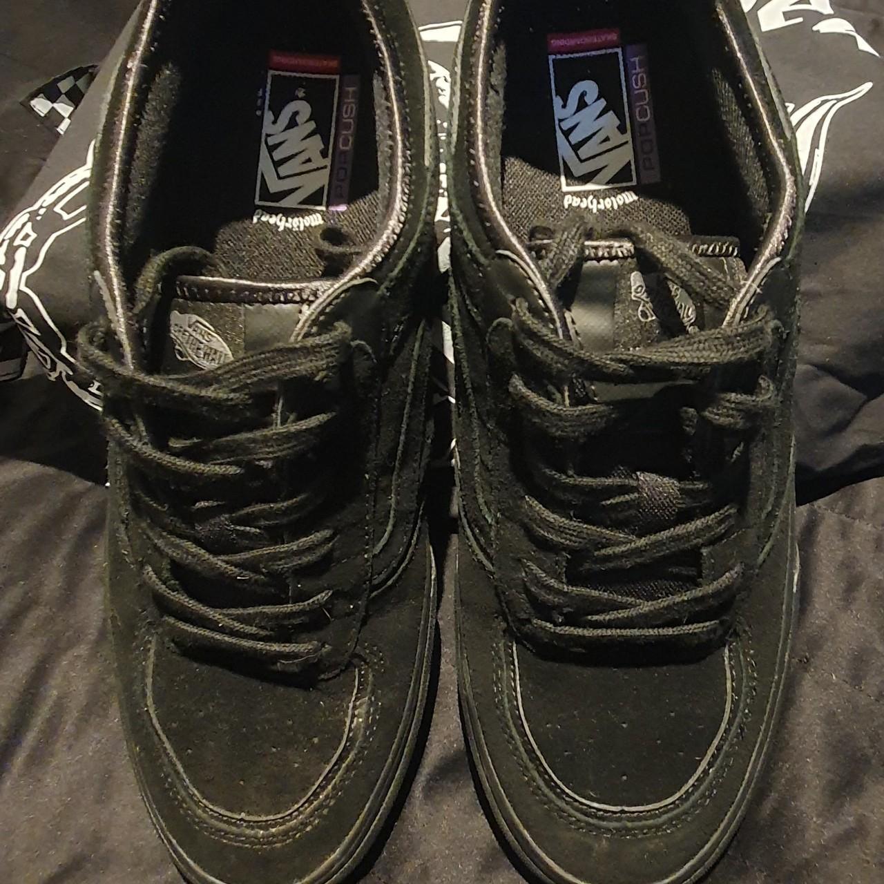 VANS GEOFF ROWLEY MOTORHEAD SKATESHOES BLACK. SIZE... - Depop