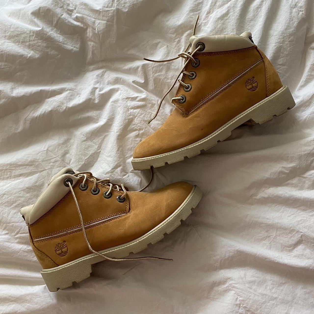 Timberland boots women’s size 6 or boys size... - Depop