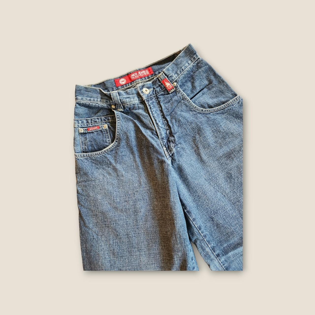 Denim JNCO wide leg jeans 👽 Vintage 90s JNCO Hearts... - Depop