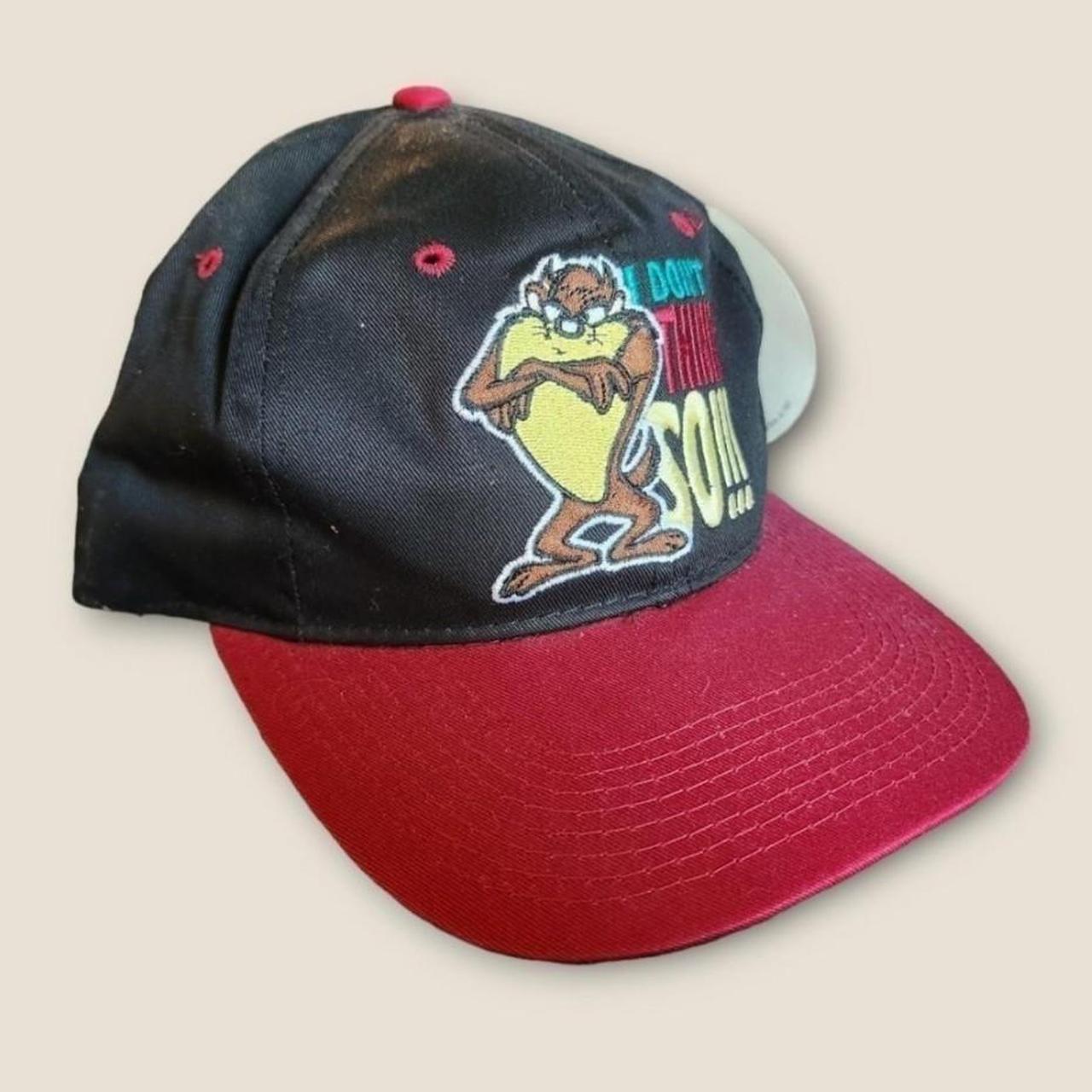 Taz graphic snapback 🔥 Vintage 90s Looney Tunes Taz... | Depop