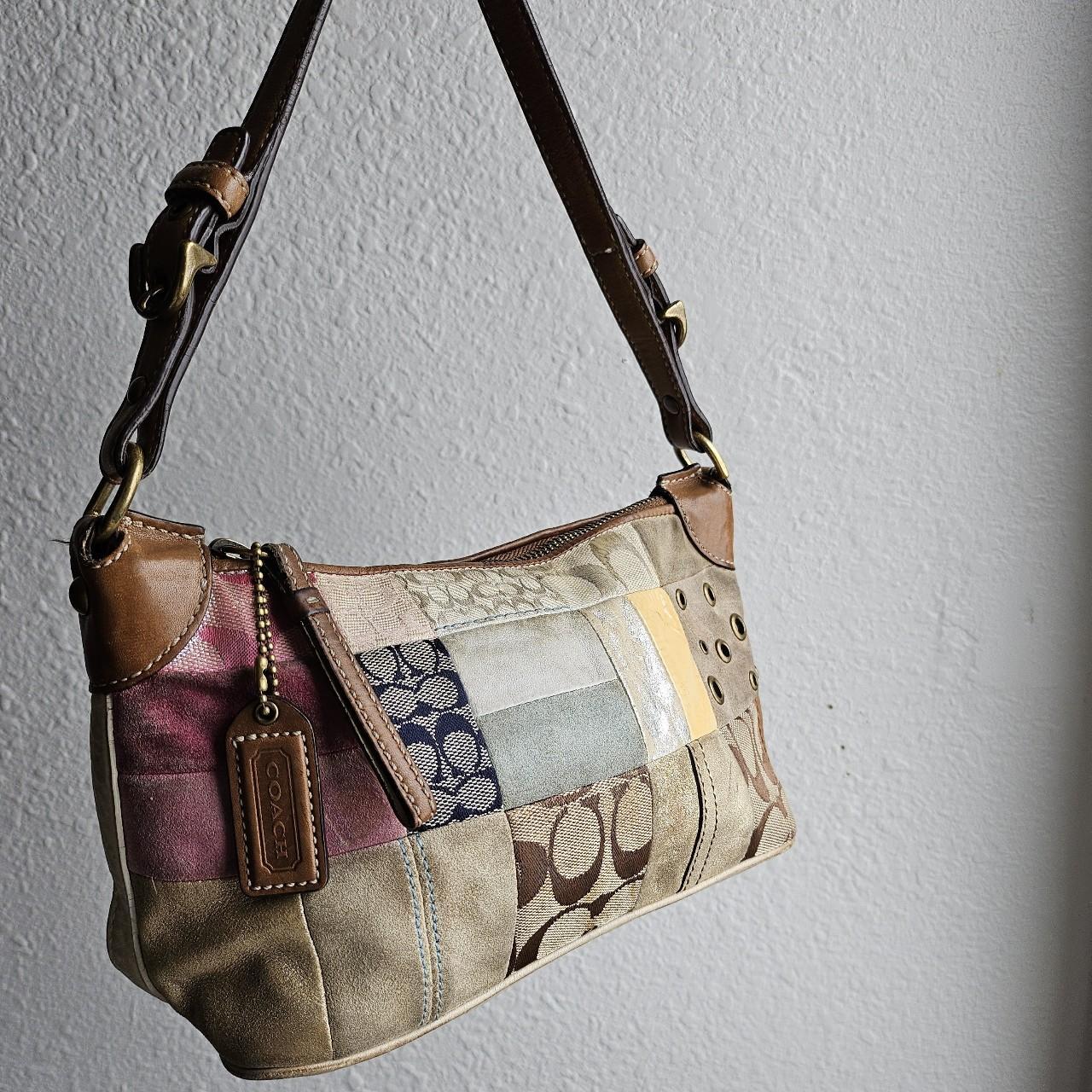 Vintage / patchwork / coach purse / Rare Flaws... - Depop