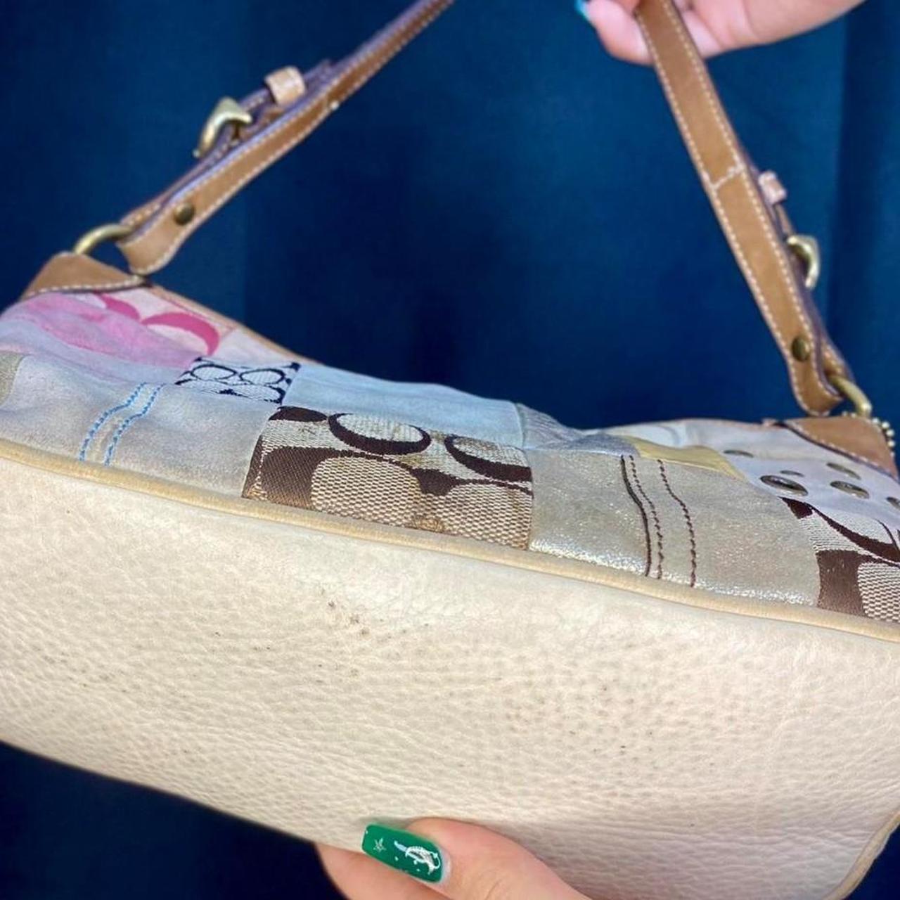 Vintage / patchwork / coach purse / Rare Flaws... - Depop