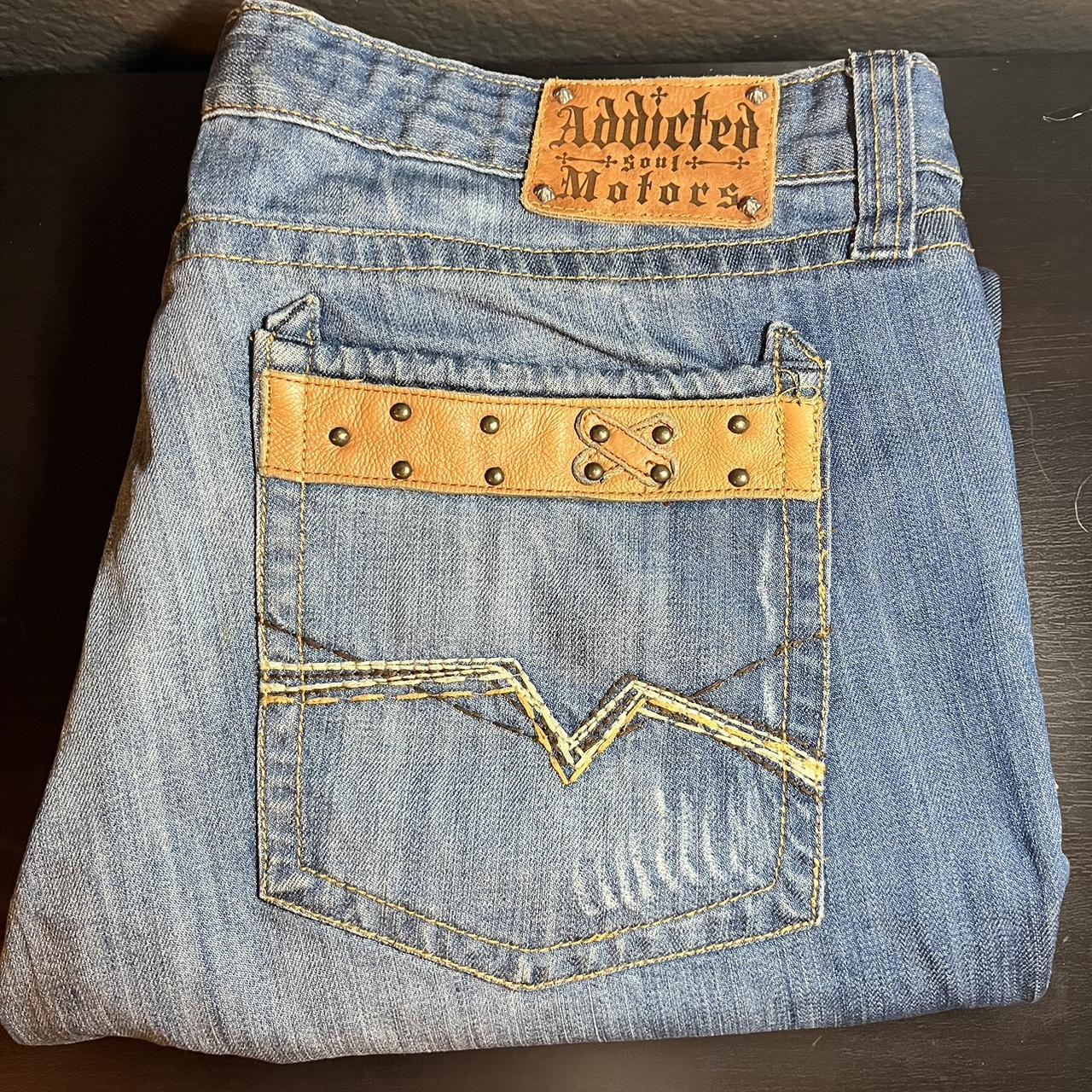 Addicted Soul jeans size 40” good condition - Depop