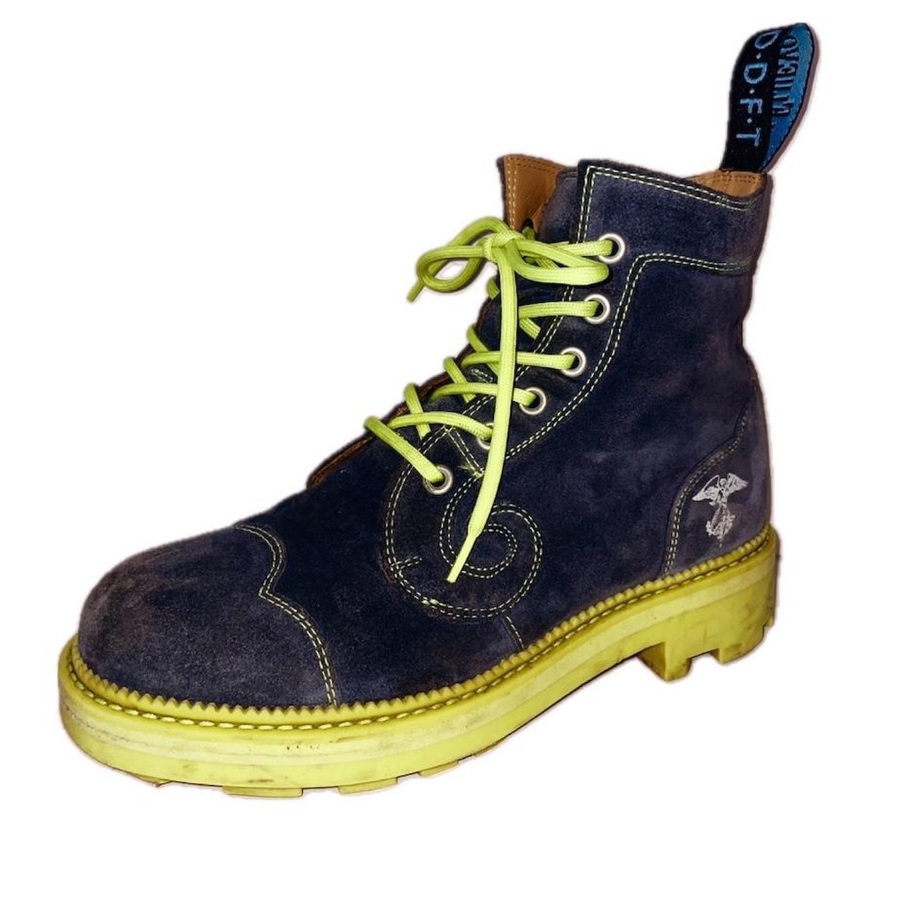 John Fluevog X Anna Sui Derby Swirl boots FW20 W7,... - Depop