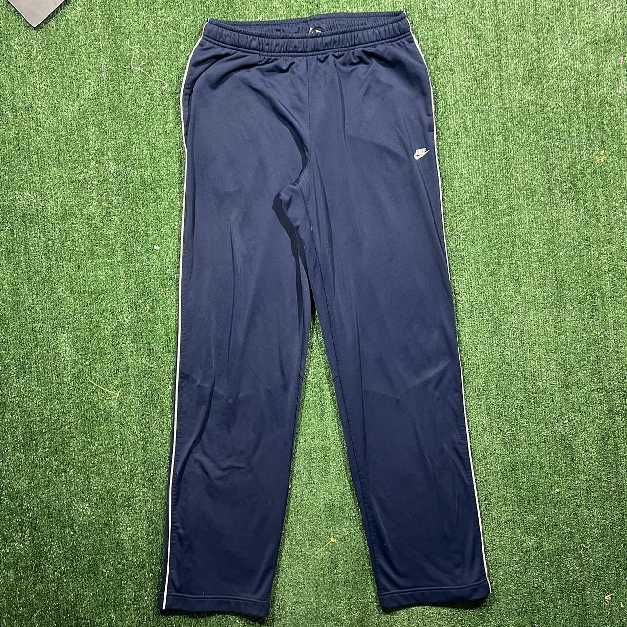 Vintage Nike Navy Track Pants Size Xl Good Depop