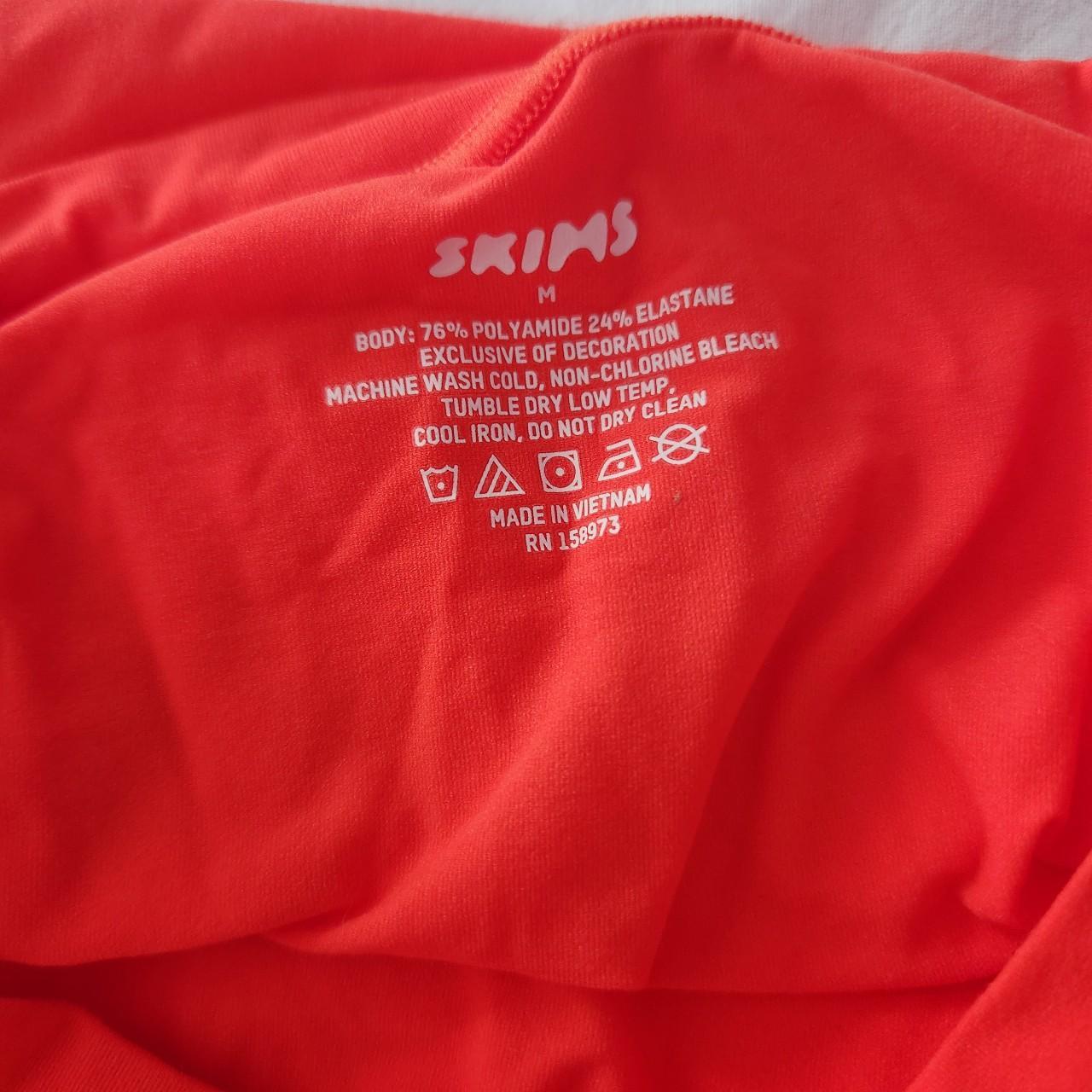 SKIMS Fits Everybody Longsleeve in color Ruby Size... - Depop