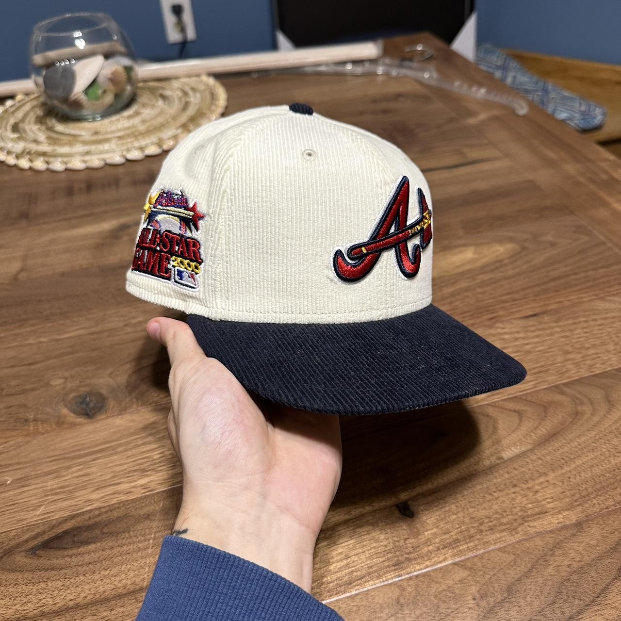 Atlanta Braves Corduroy Fitted Hat #MLB... | Depop