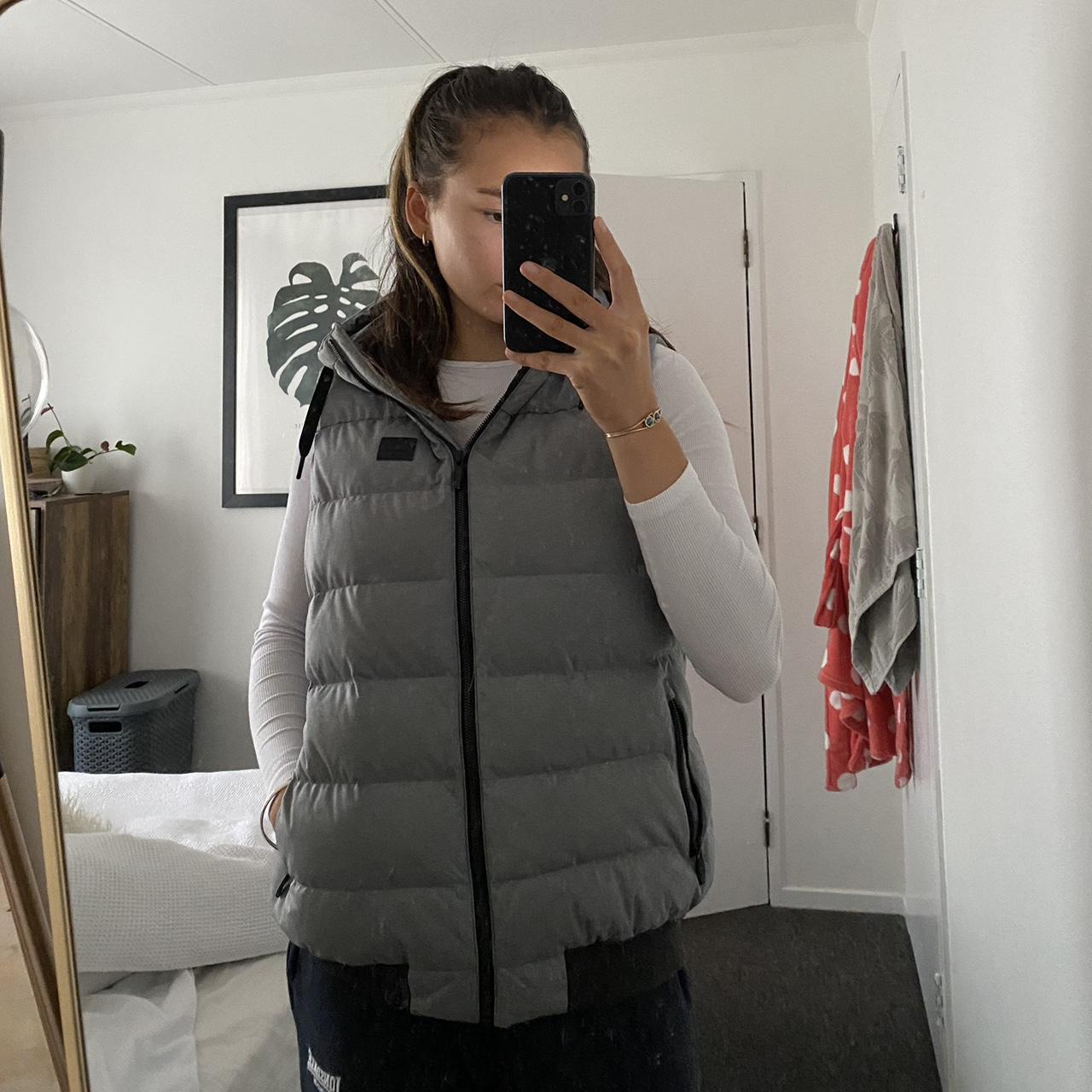 Macpac grey puffer vest. In good condition, worn a... - Depop