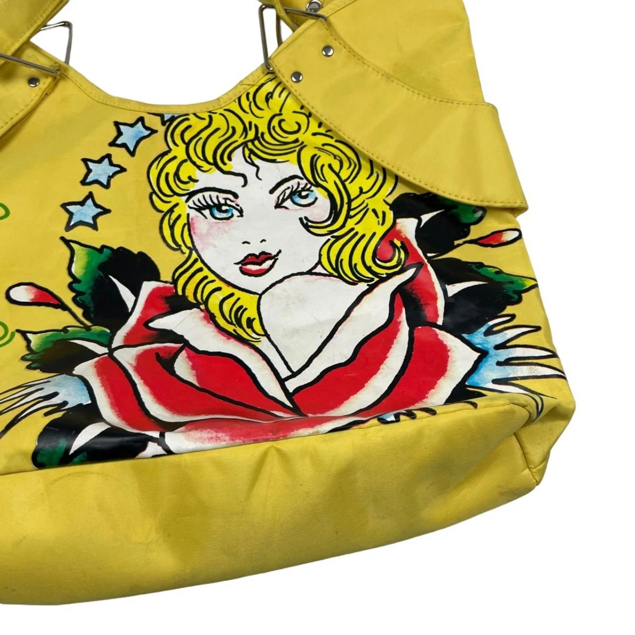 Vintage Ed Hardy By Christian Audigier Shopper Bag... - Depop
