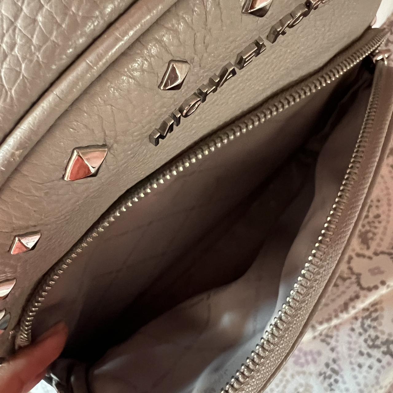 Michael Kors studded backpack purse (Adjustable... - Depop