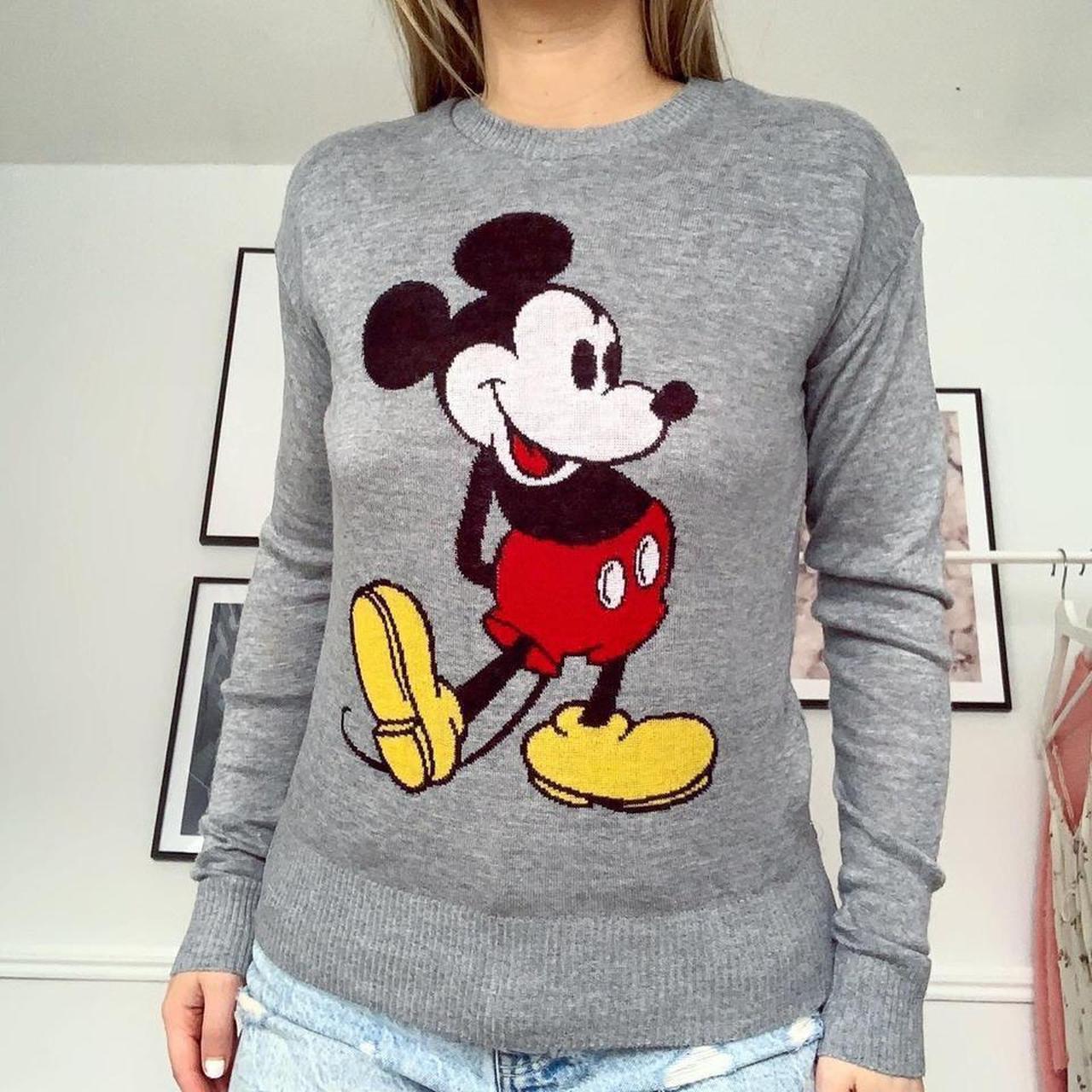 MICKEY MOUSE JUMPER Mickey Mouse knitted... - Depop