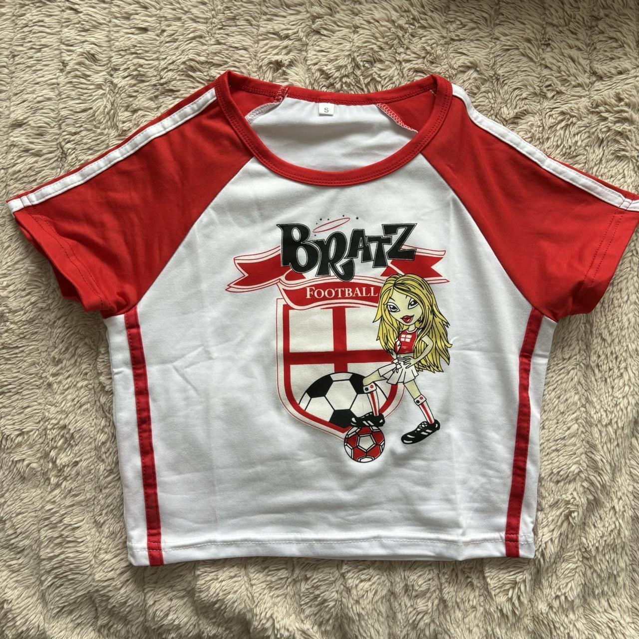 England football top Bratz football top Euros... - Depop