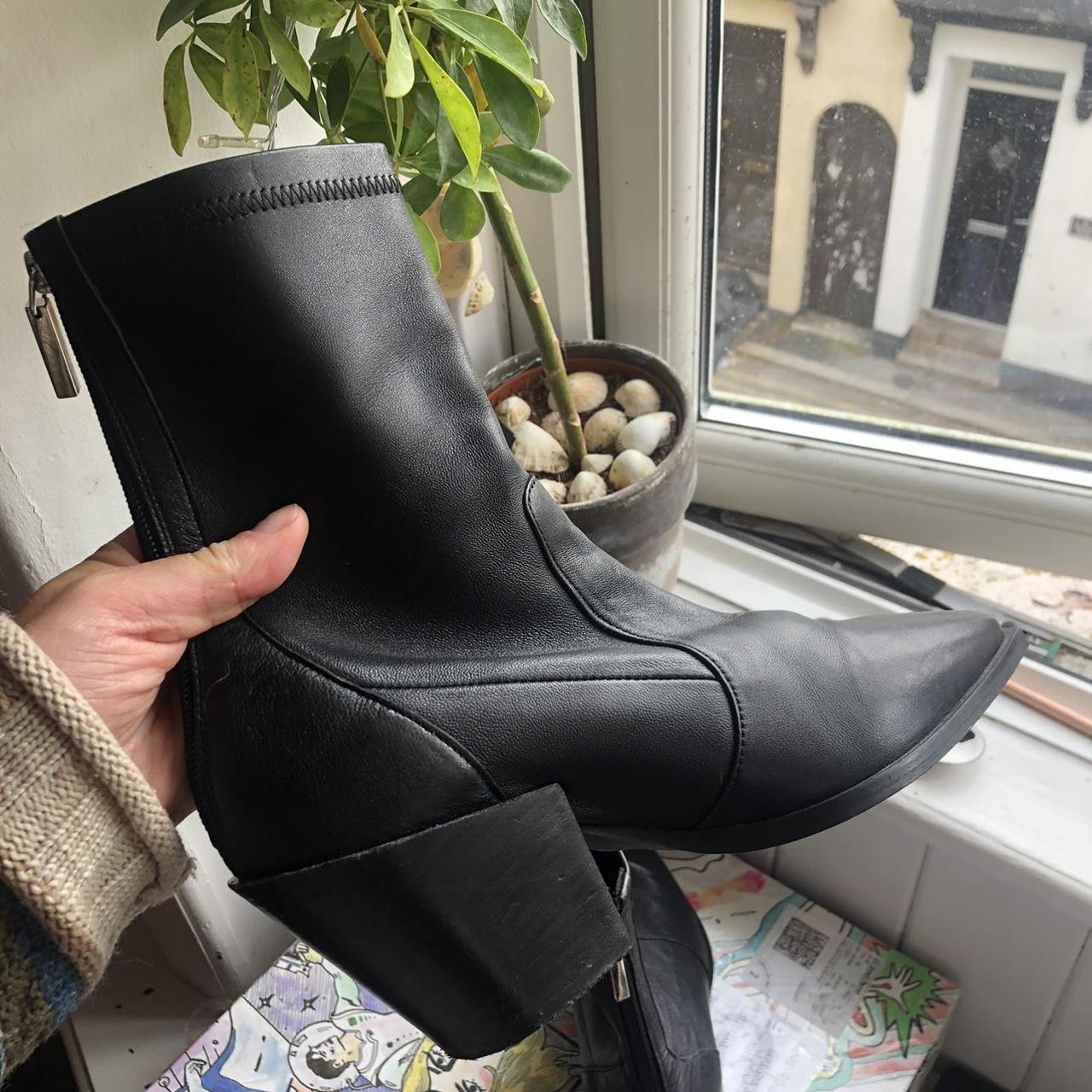 Office Women's Black Boots | Depop