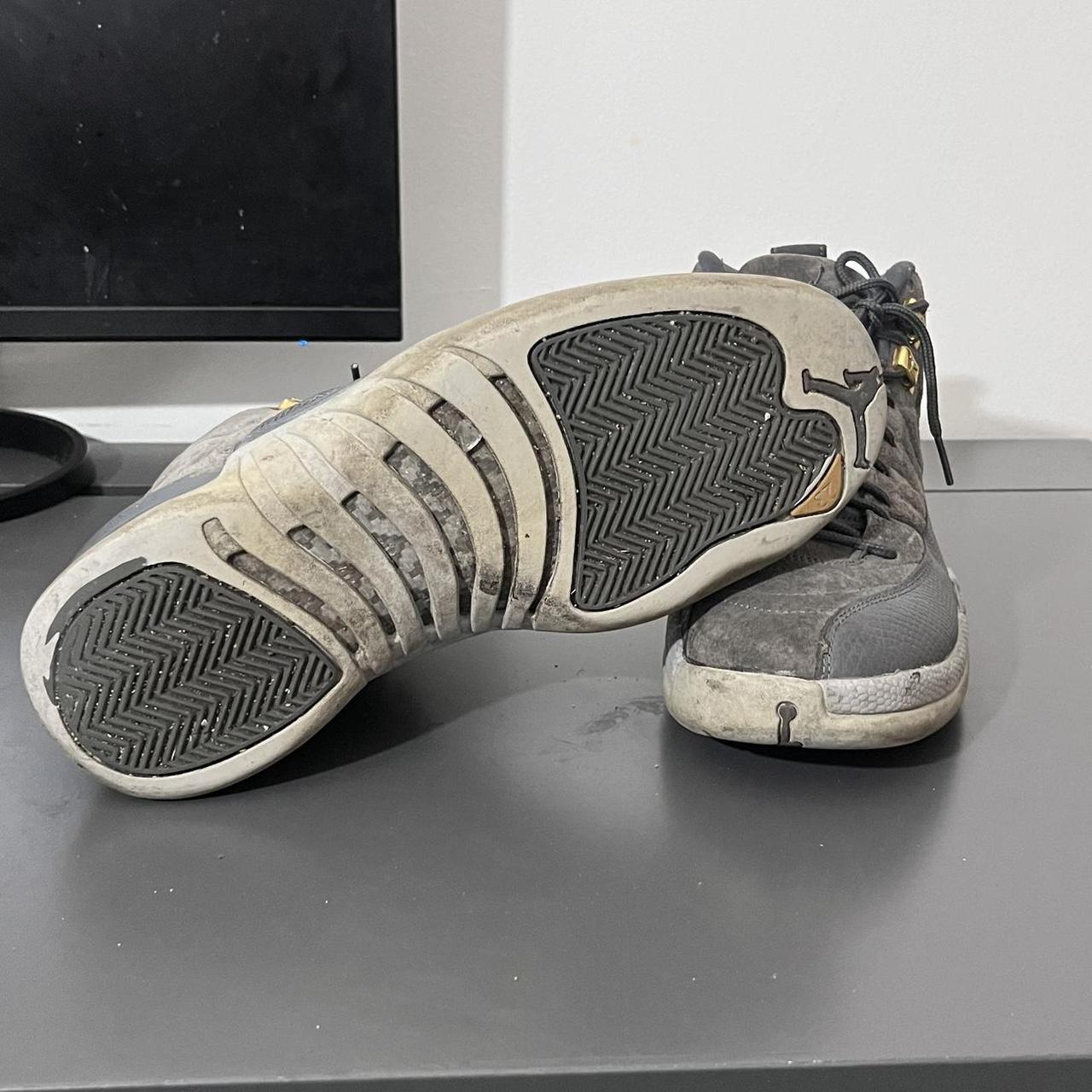 Jordan 12 retro grey #jordan #12 #jumpman #drip... - Depop