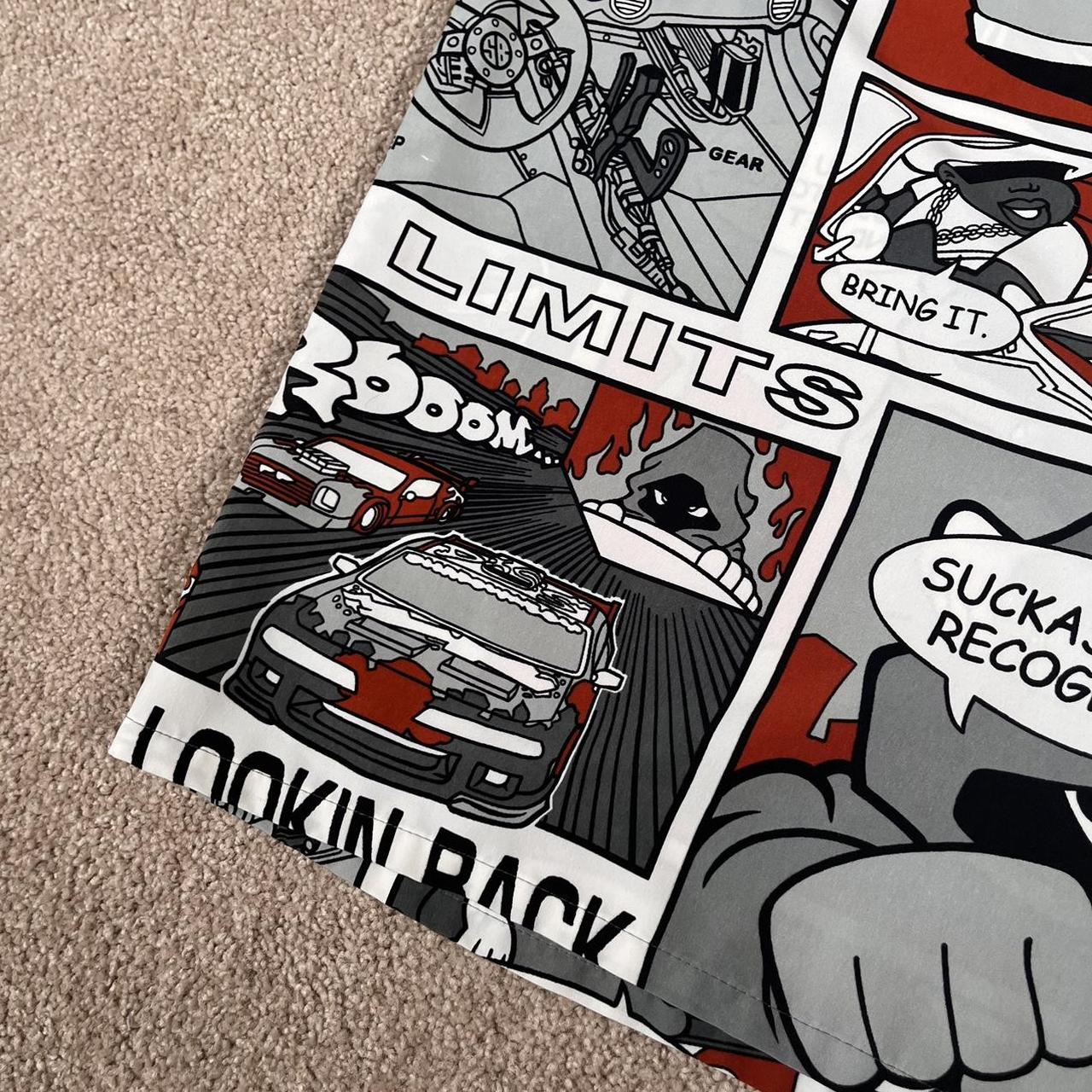 Y2k Diss Streetwear Comic Strip Street Racing All... - Depop