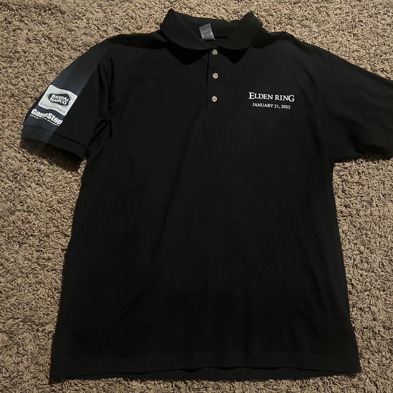 Elden Ring gamestop promo polo shirt condition-... | Depop
