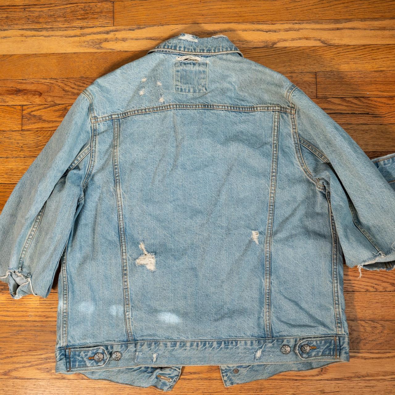 BDG Urban Outfitters distressed denim jacket Free... - Depop