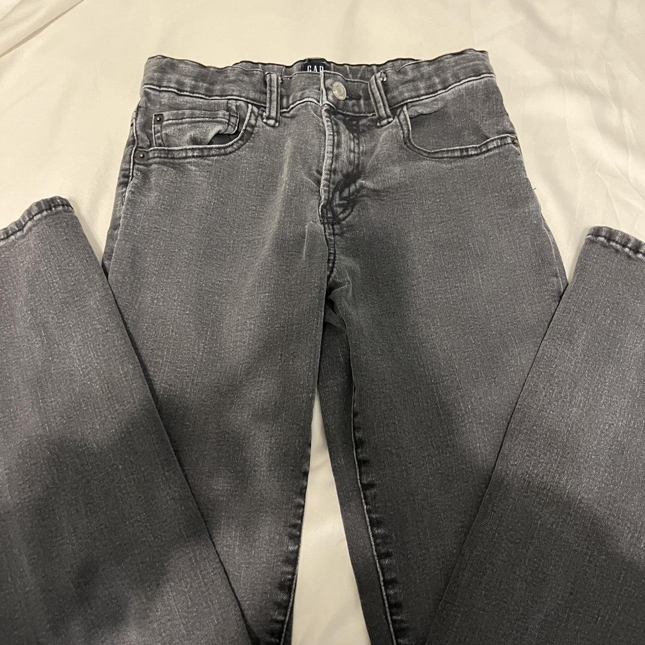 Kids size 14 black straight leg jeans Inseam ‘28 - Depop
