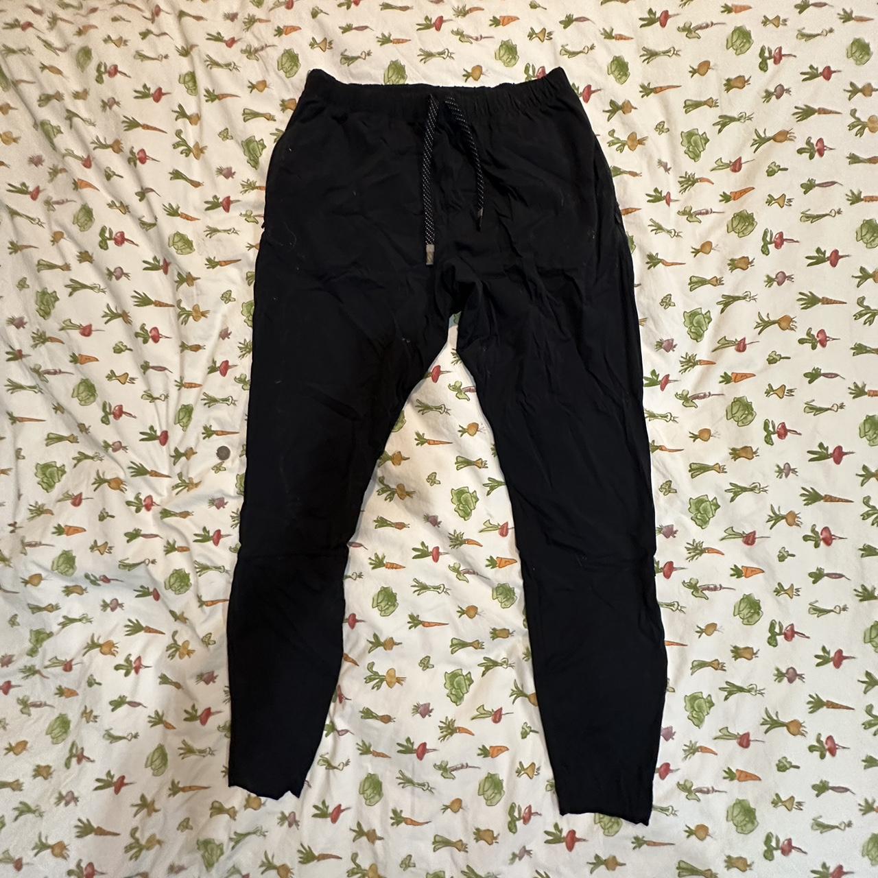 Black fabletics running pants - Depop