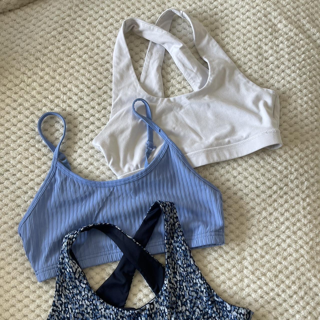 3 Cotton on sports bras 2 smalls & 1 medium - Depop