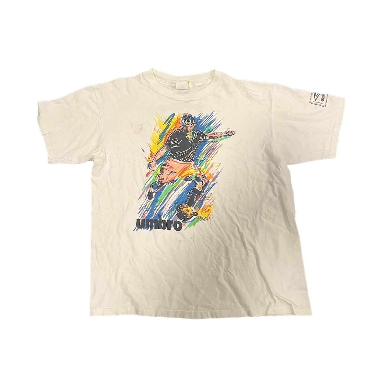 vintage 1980’s Umbro soccer tee shirt #soccer... - Depop