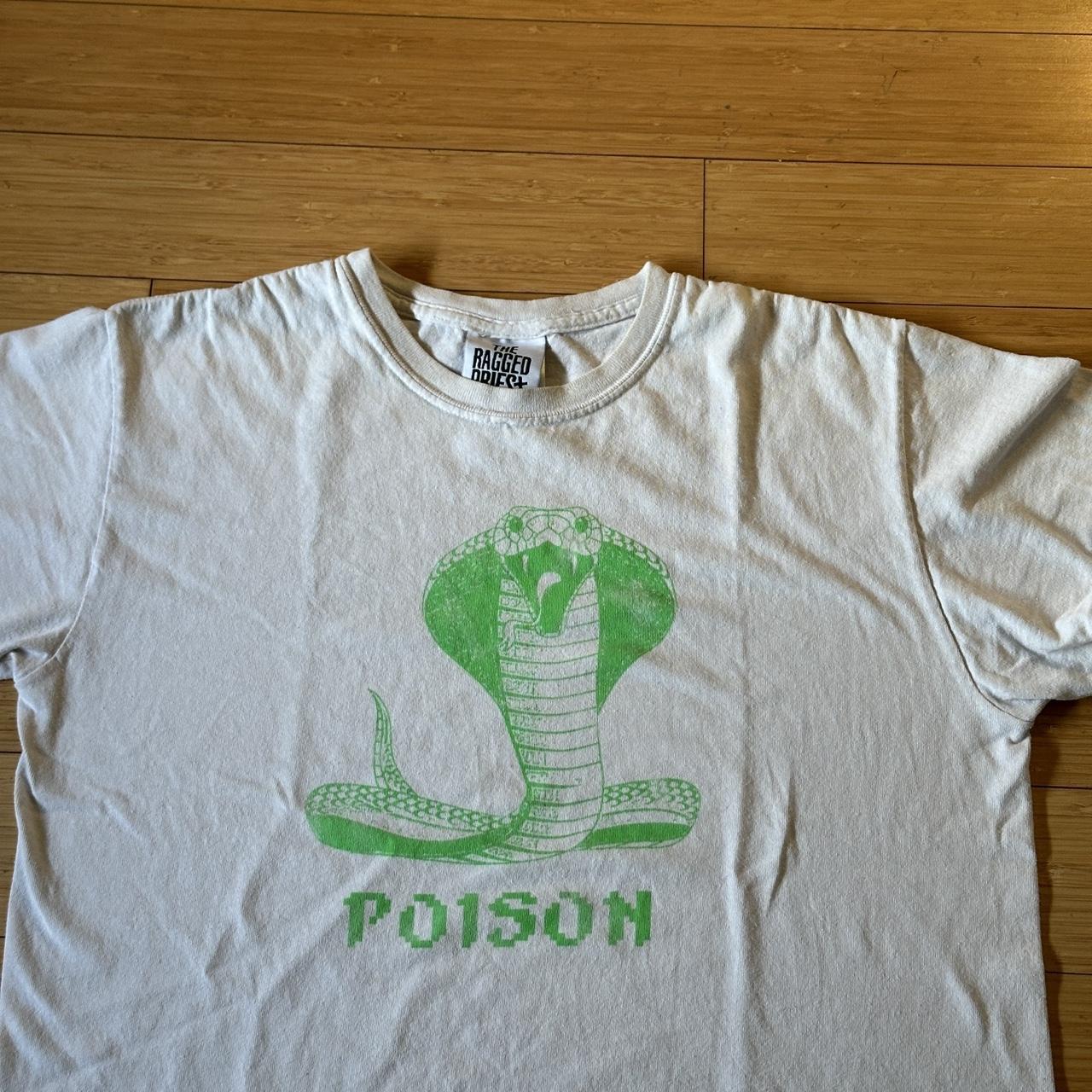 THE RAGGED PRIEST // POISON SNAKE GRAPHIC TEE FITS... - Depop