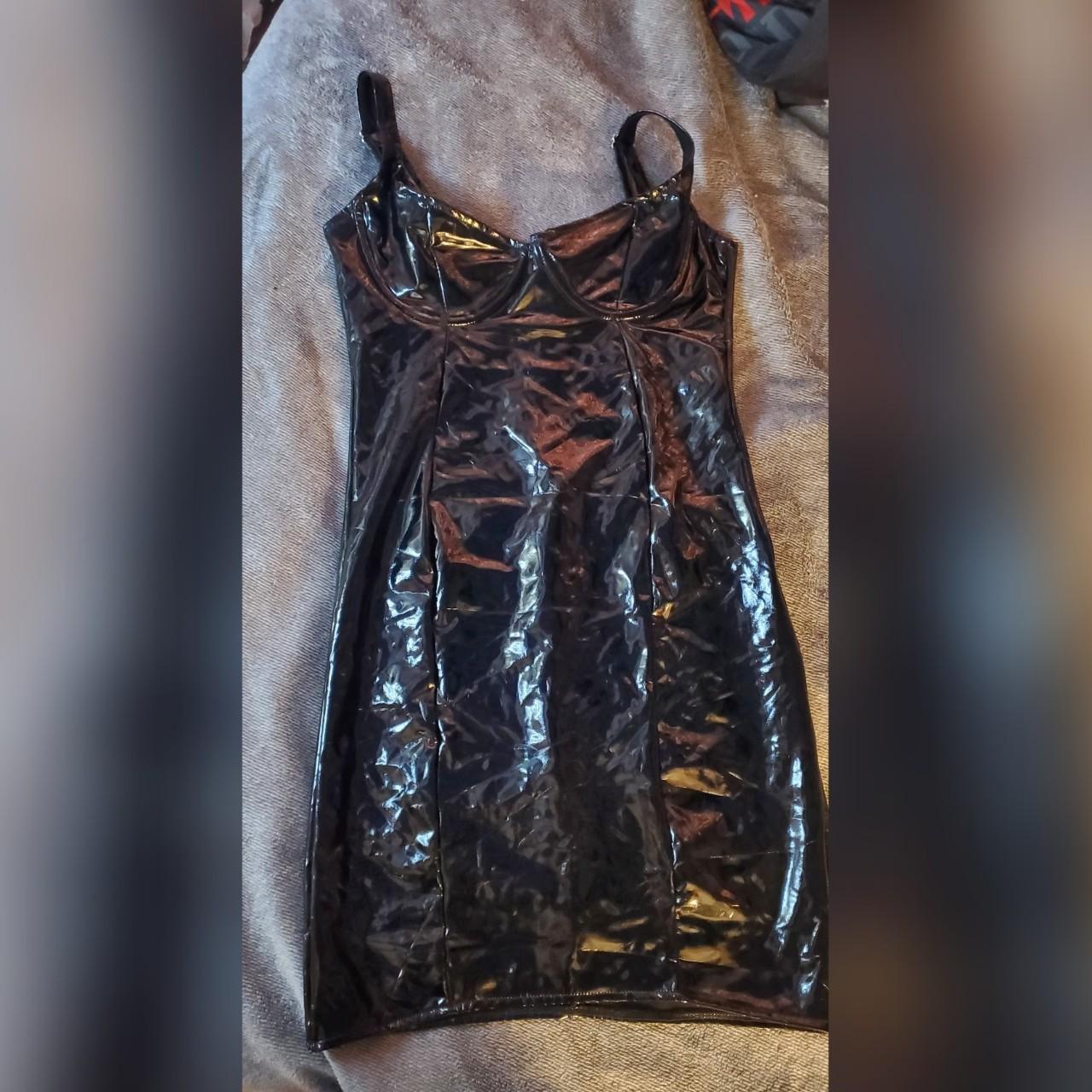 Super cute pvc dress 🖤 - Depop