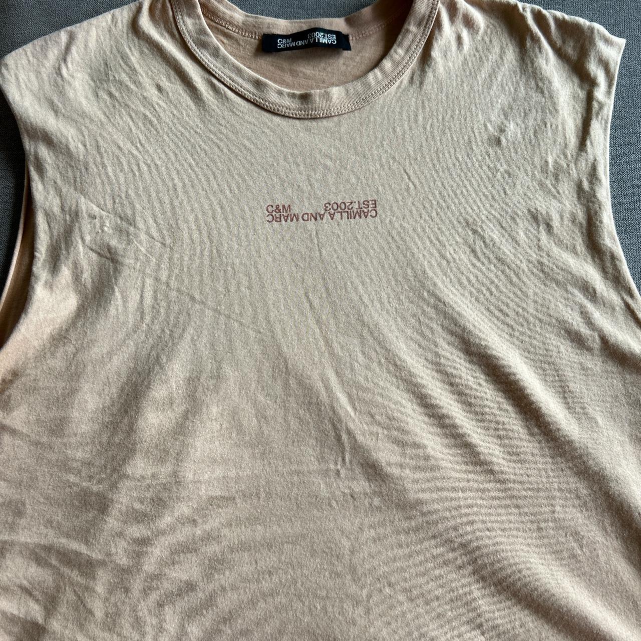 Camilla and Marc salmon tank top Size 10 Worn once... | Depop