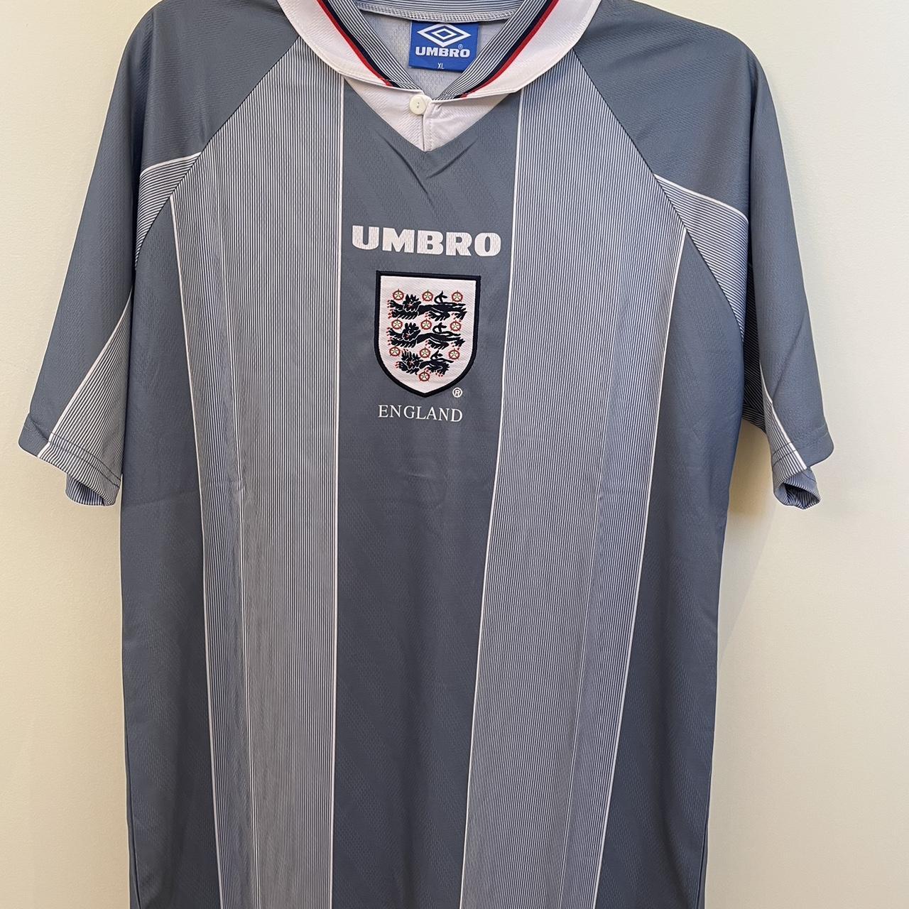 Vintage England 1996 Away Kit - size Extra Large... - Depop