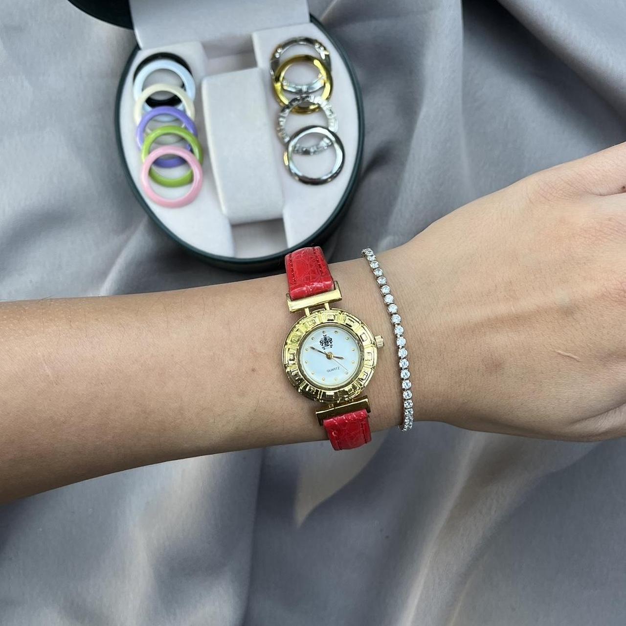 Vintage interchangeable watch - gold that can be... - Depop