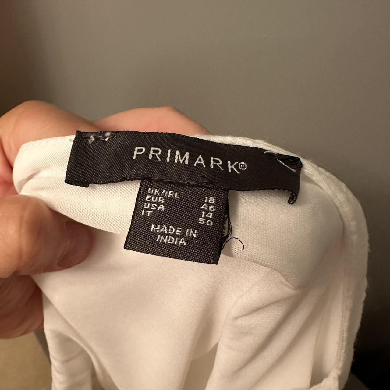 Primark white summer dress Size 18 Good... - Depop