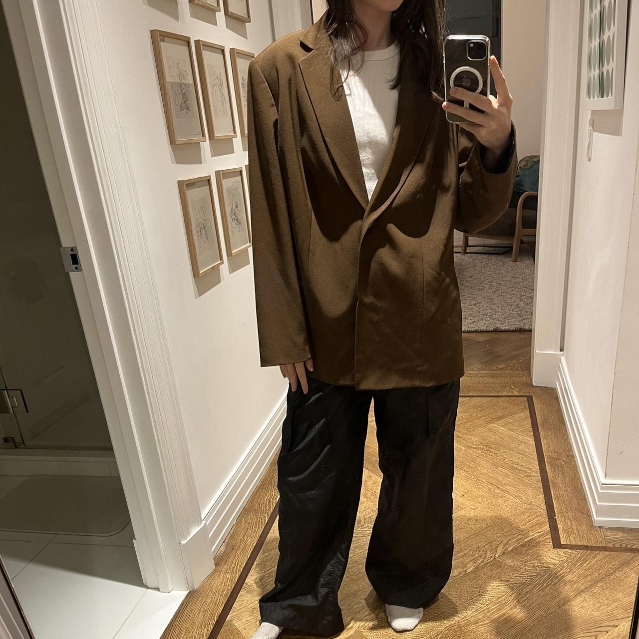 Djerf Avenue Women's Brown Jacket | Depop